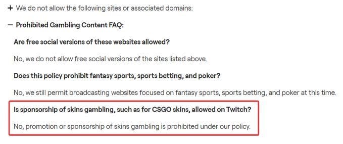 Twitch's new update to community guidelines bans sponsorships for ...