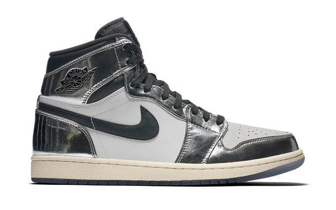 Nike: Air Jordan 1 Retro High OG “Metallic Silver Photon Dust” shoes ...