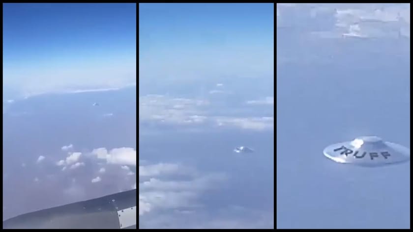 "WOW that's a hardcore flying saucer": Viral Truff UFO video sparks wild reactions online