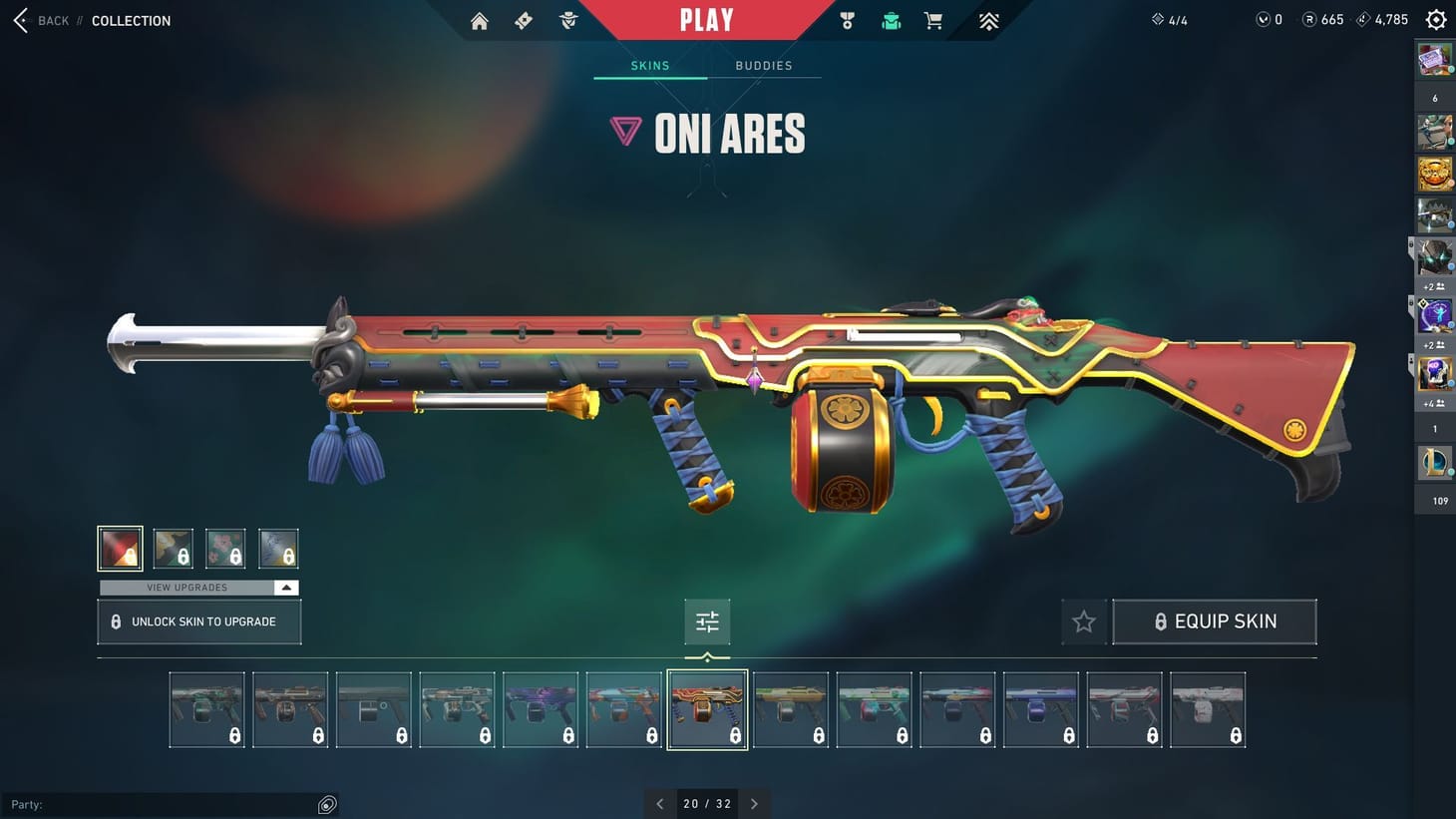 Valorant Oni skins ranked from worst to best