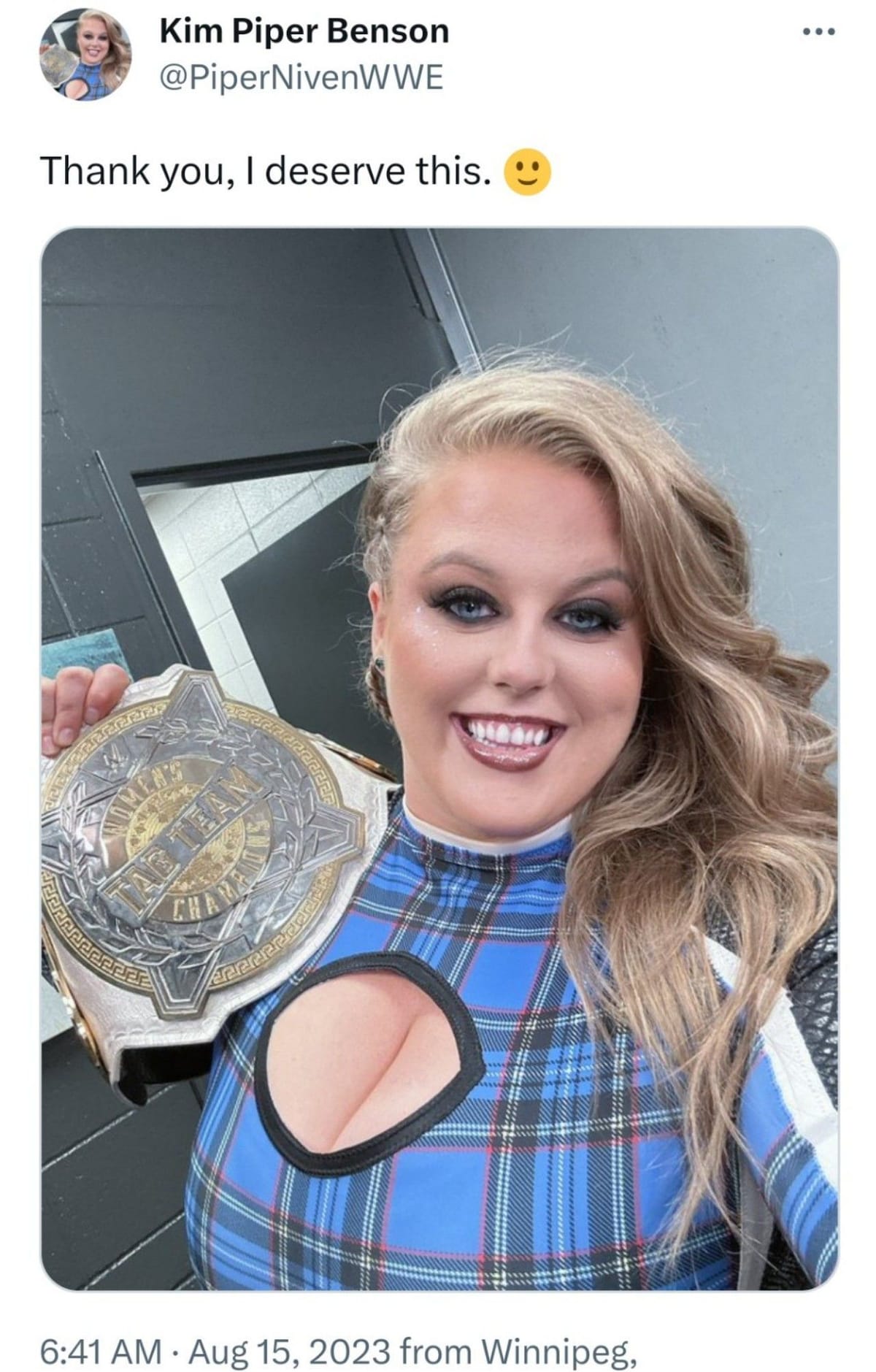 Piper Niven: WWE Raw में 32 साल के Superstar ने रचा इतिहास, खास उपलब्धि ...