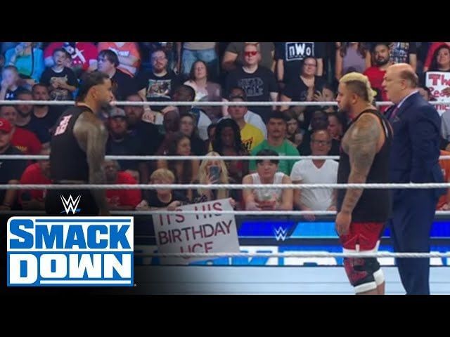 Which Anoa'i family members were featured in Paul Heyman's SmackDown segment? WWE seemingly ...