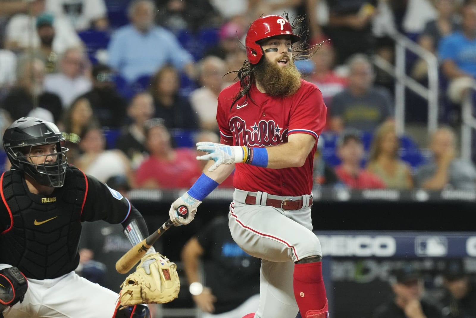 What happened to Brandon Marsh? Phillies outfielder leaves game early ...