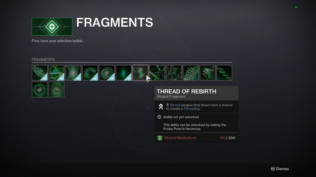 5 Best Destiny 2 Strand Fragments for Warlocks