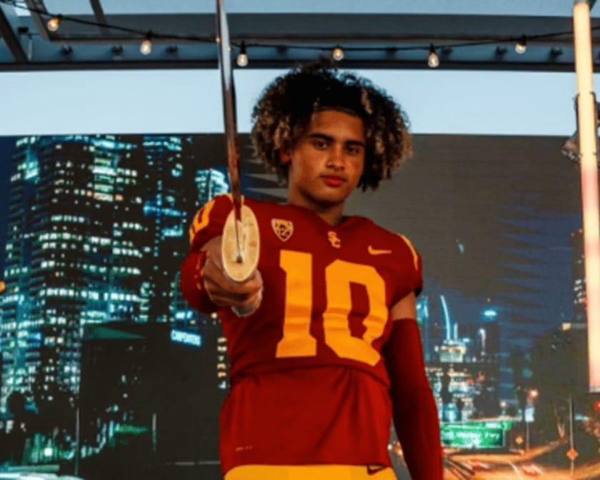 Potential No 1 pick of the 2026 class Julian Lewis commits to USC: Reports