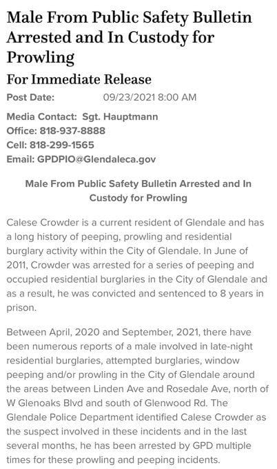 What did Calese Crowder do? Viral Burbank CA video leaves netizens alarmed