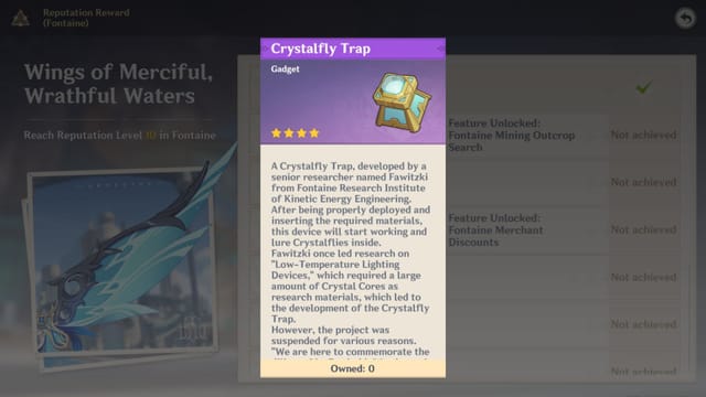 How to get Crystalfly trap in Genshin Impact