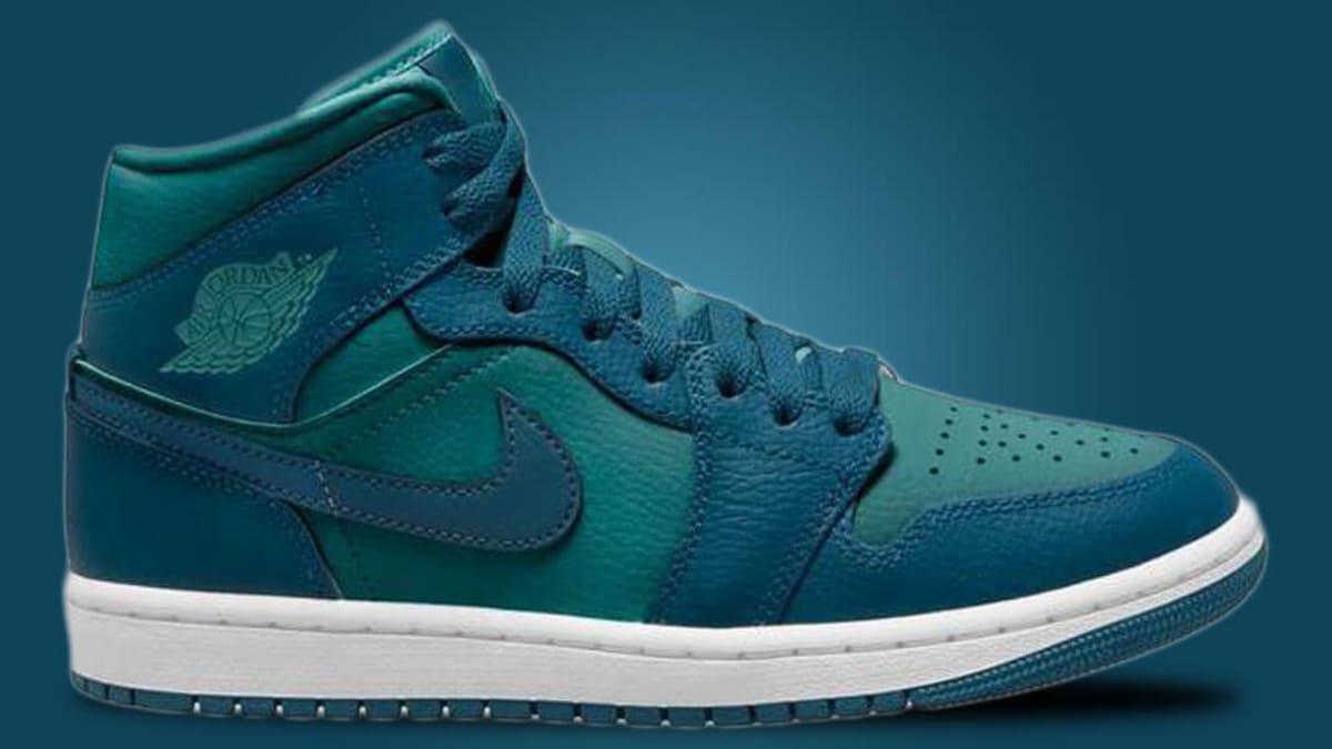 Nike: Air Jordan 1 Mid "Sky J Teal Sky J French Blue" shoes: Where to ...