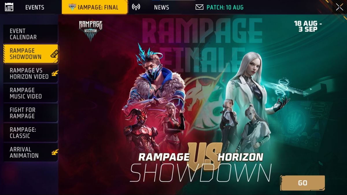 Free Fire MAX Fight for Rampage event guide: Unlock Ink Wings Parachute ...