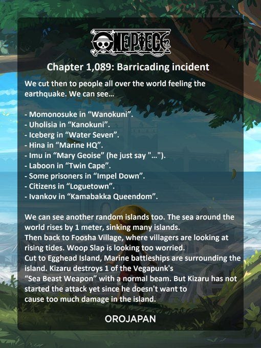 One Piece Chapter 1089 full summary: A Gorosei conspirator revealed as ...