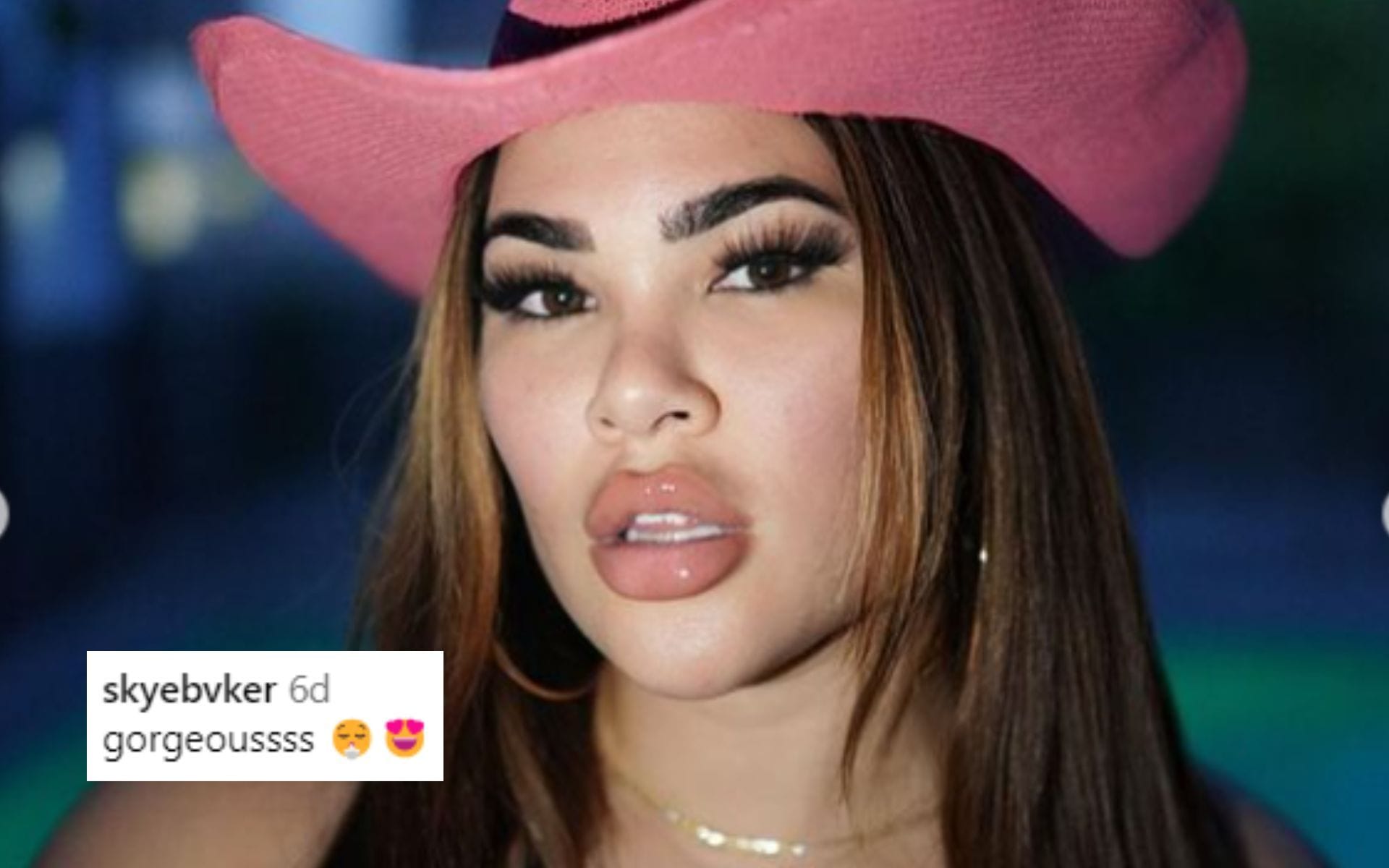 "Top is defying physics" - Rachael Ostovich stops hearts dolled up in a ...