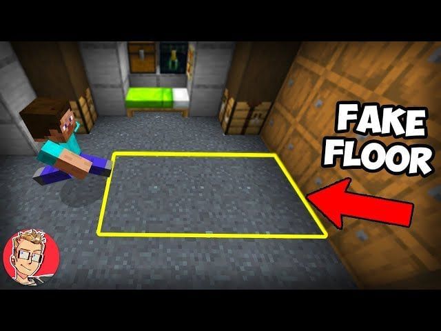 How to make a falling gravel trap in Minecraft