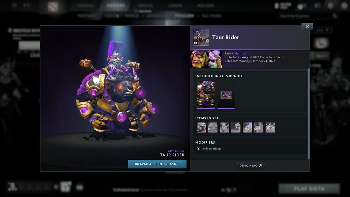 Dota 2 Collector's Cache 2023: All cosmetic sets, heroes, how to get ...
