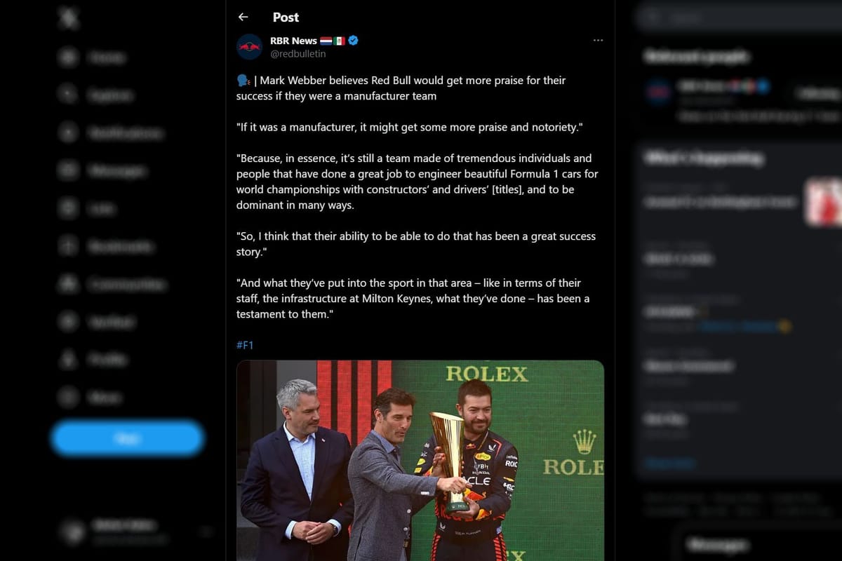 Mark Webber outlines one major reason why Red Bull don’t get “more ...