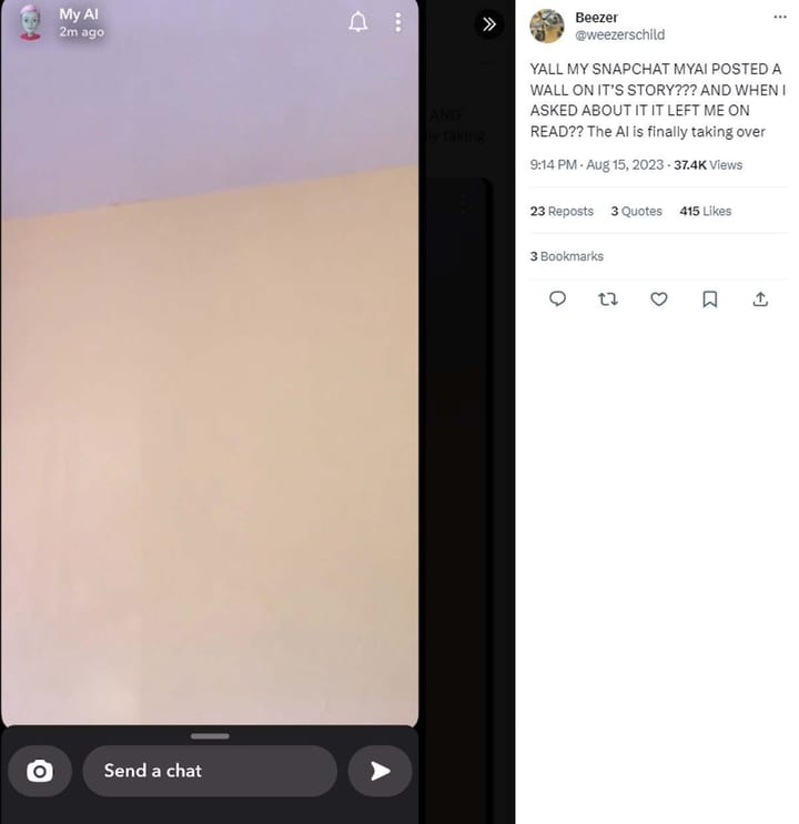 AI: "The AI is finally taking over": Hilarious My AI memes erupt in ...