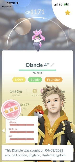 Can you catch a 100% IV (Hundo) Diancie in Pokemon GO?