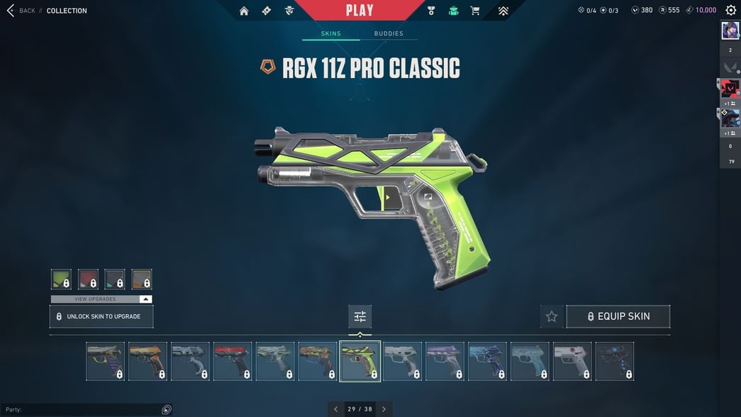Valorant RGX skins ranked from worst to best