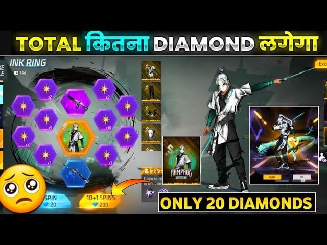 Free Fire MAX Ink Ring Luck Royale guide: Get Ink Stroke bundle, price ...