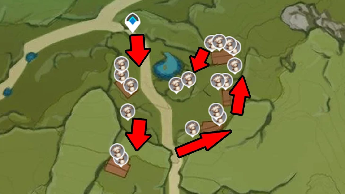 Philanemo Mushroom locations in Genshin Impact: Farming routes and maps