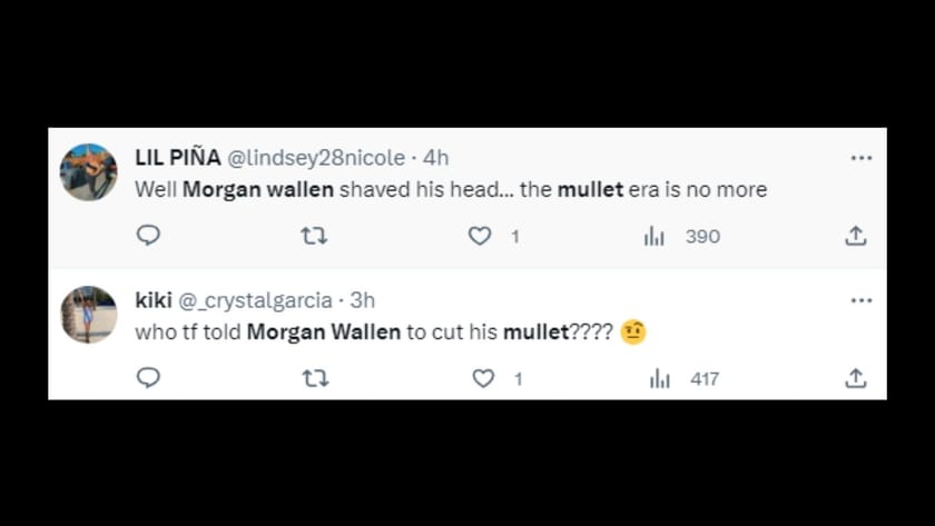 Did Morgan Wallen shave his mullet? New haircut pictures leave fans in ...