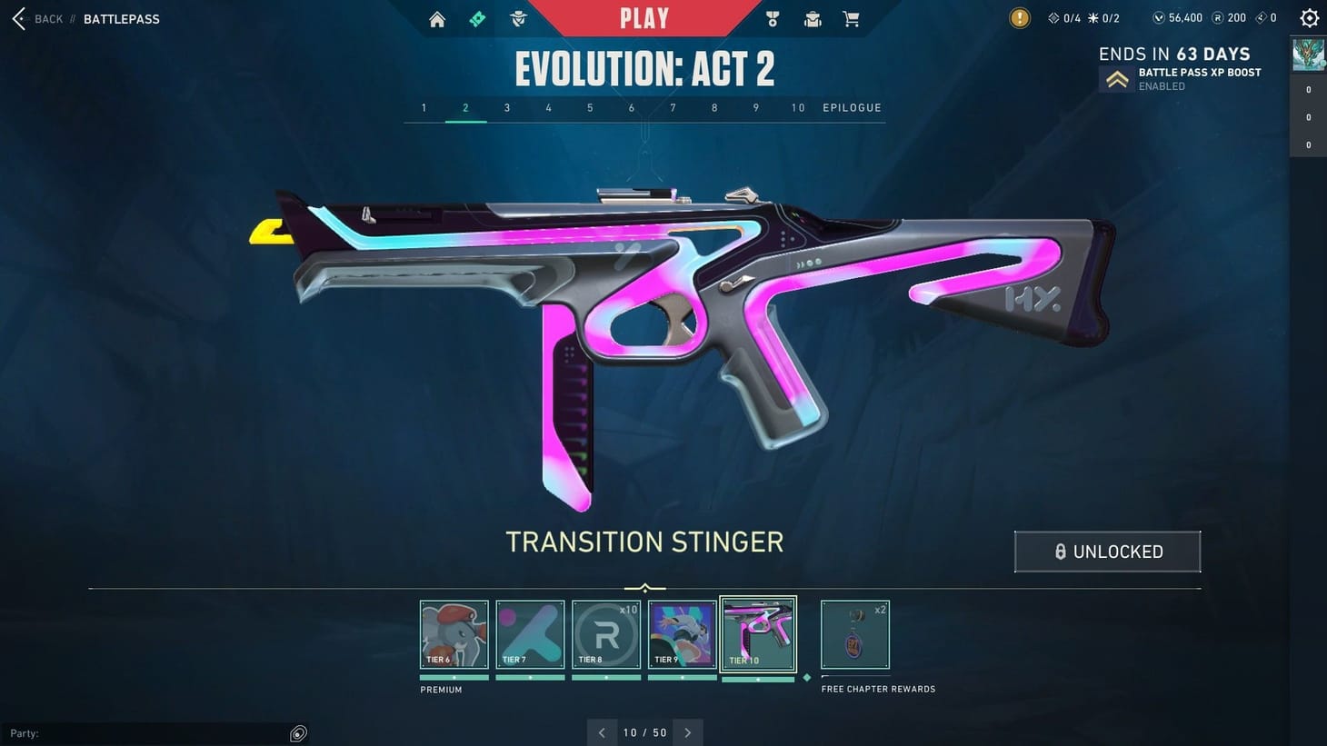 Valorant Episode 7 Act 2: All Battlepass tiers and rewards