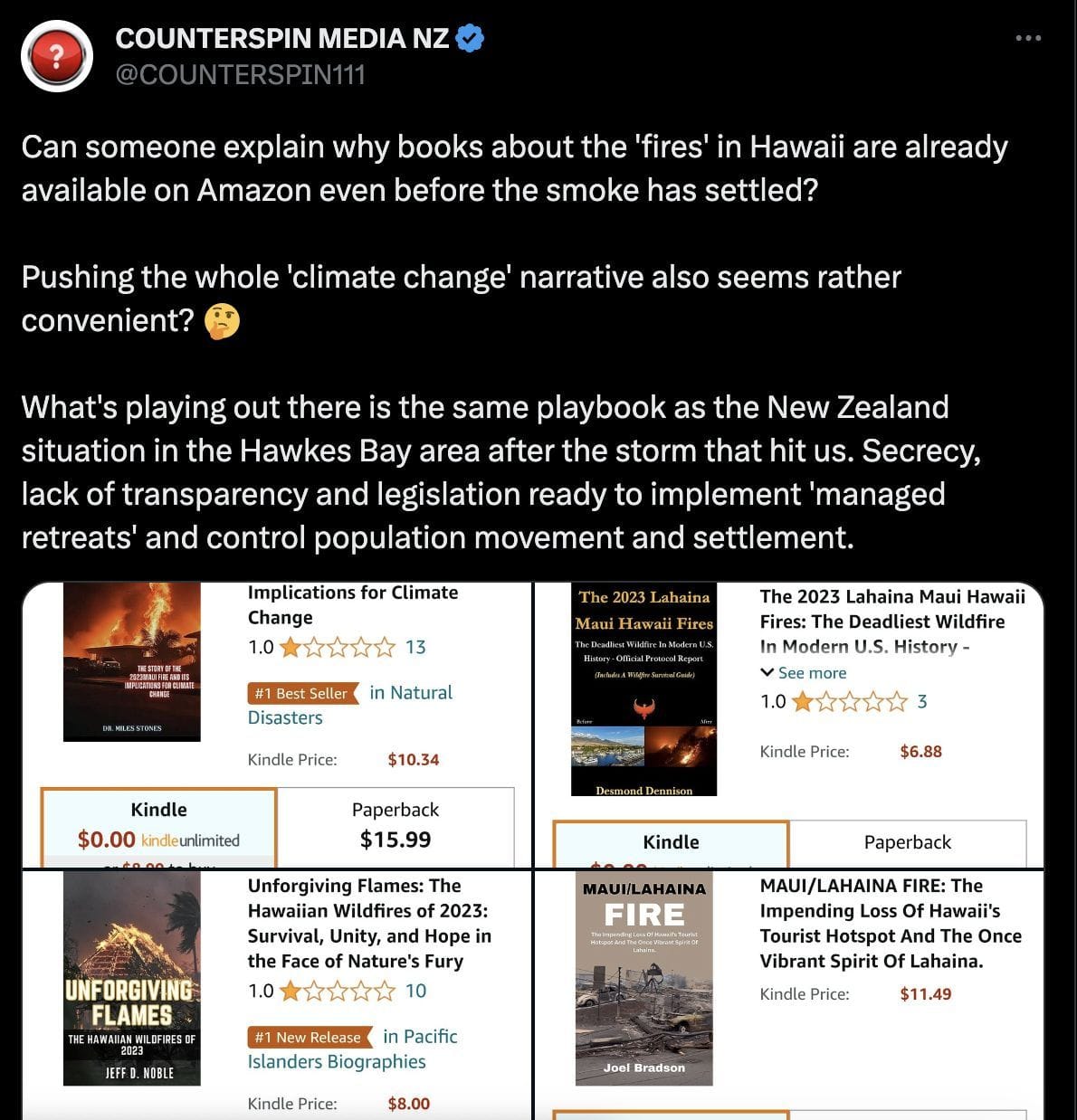 "Pre planned and inside information": Unforgiving Flames Hawaii book on ...