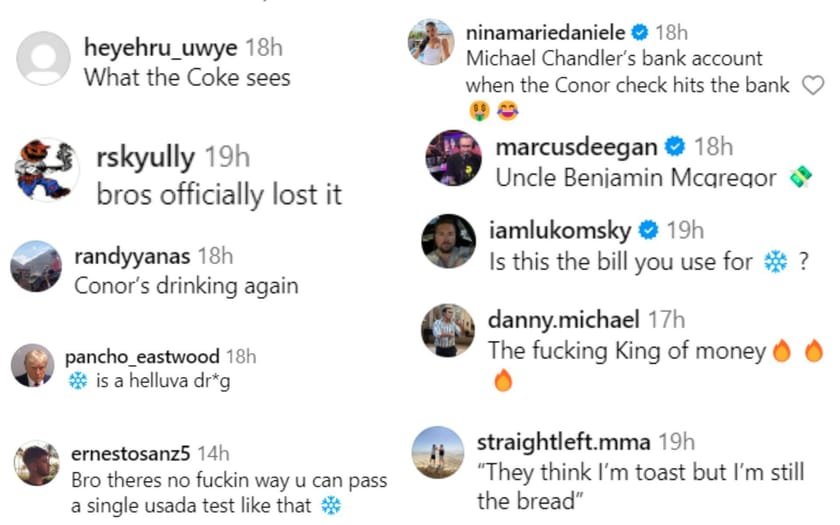 "What the Coke sees" - Conor McGregor's maniacal laughter with a dollar ...