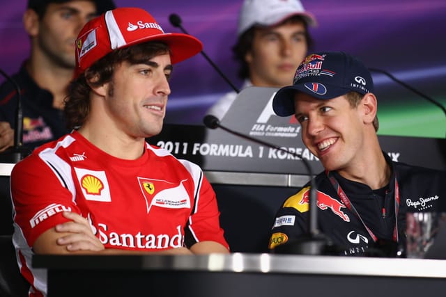 "Prime Seb was a different beast"- Fans look at the epic wheel-to-wheel ...