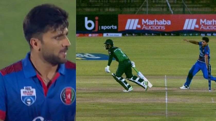 Watch Fazalhaq Farooqi Effects Non Striker Run Out To Dismiss Shadab