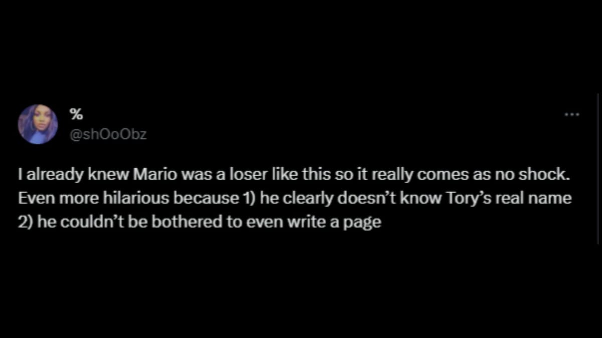 What did Mario say about Tory Lanez? Singer's letter of support for ...