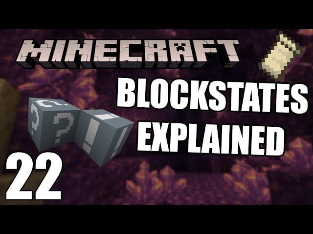 What are Minecraft block states and how to change them?