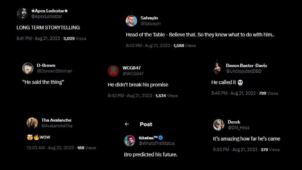 "Bro predicted his future," "LONG TERM STORYTELLING" - Fans notice ...