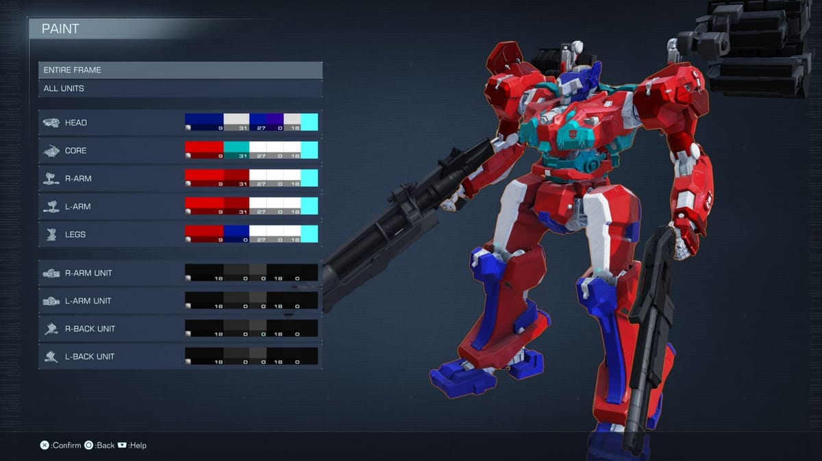 optimus prime: Armored Core 6 Transformers Optimus Prime build guide ...