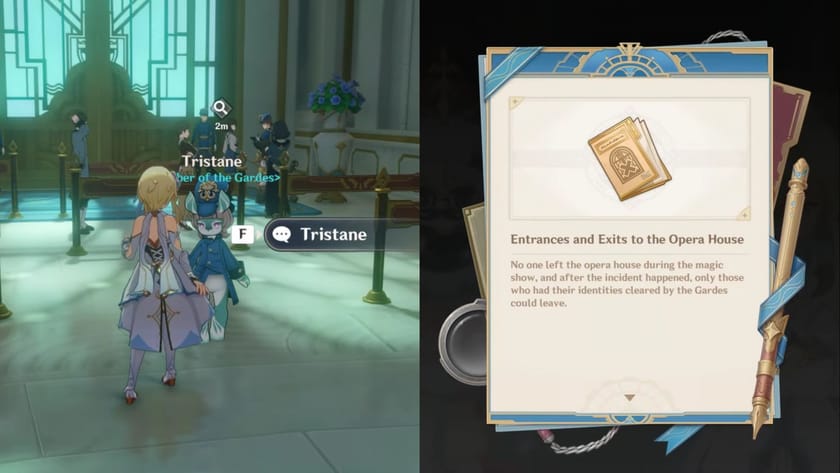 Look for clues inside the opera house: Genshin Impact Fontaine quest guide