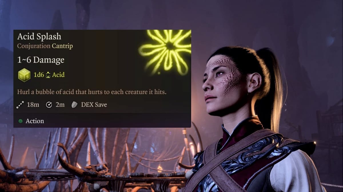 5 best Sorcerer Cantrips in Baldur's Gate 3