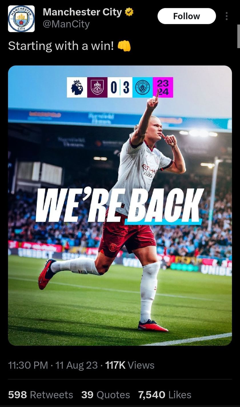 "Rodri with a 10/10 performance", "Best club in the world" - Fans react ...