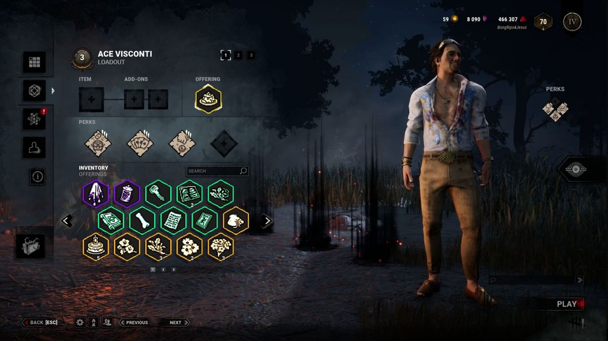 Is Ace Visconti a good survivor in Dead By Daylight 7.1.2a?