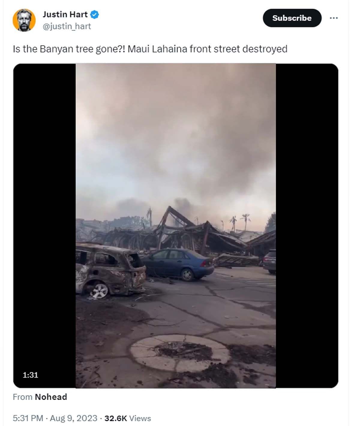 Lahaina: How did the fire in Maui start? Potential Lahaina Banyan tree ...