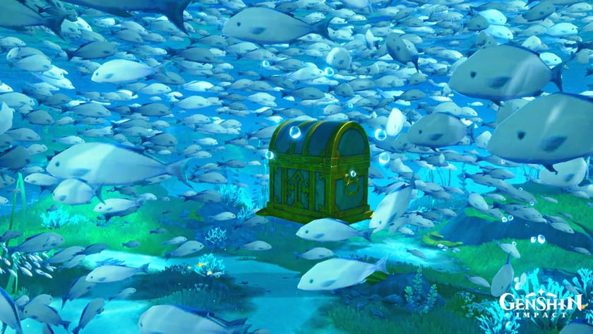 Where to find Fishnado in Genshin Impact: Fontaine underwater fish location