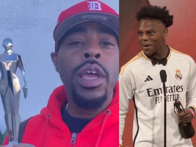 IShowSpeed gives his Variety Streamer of the Year award to his father ...