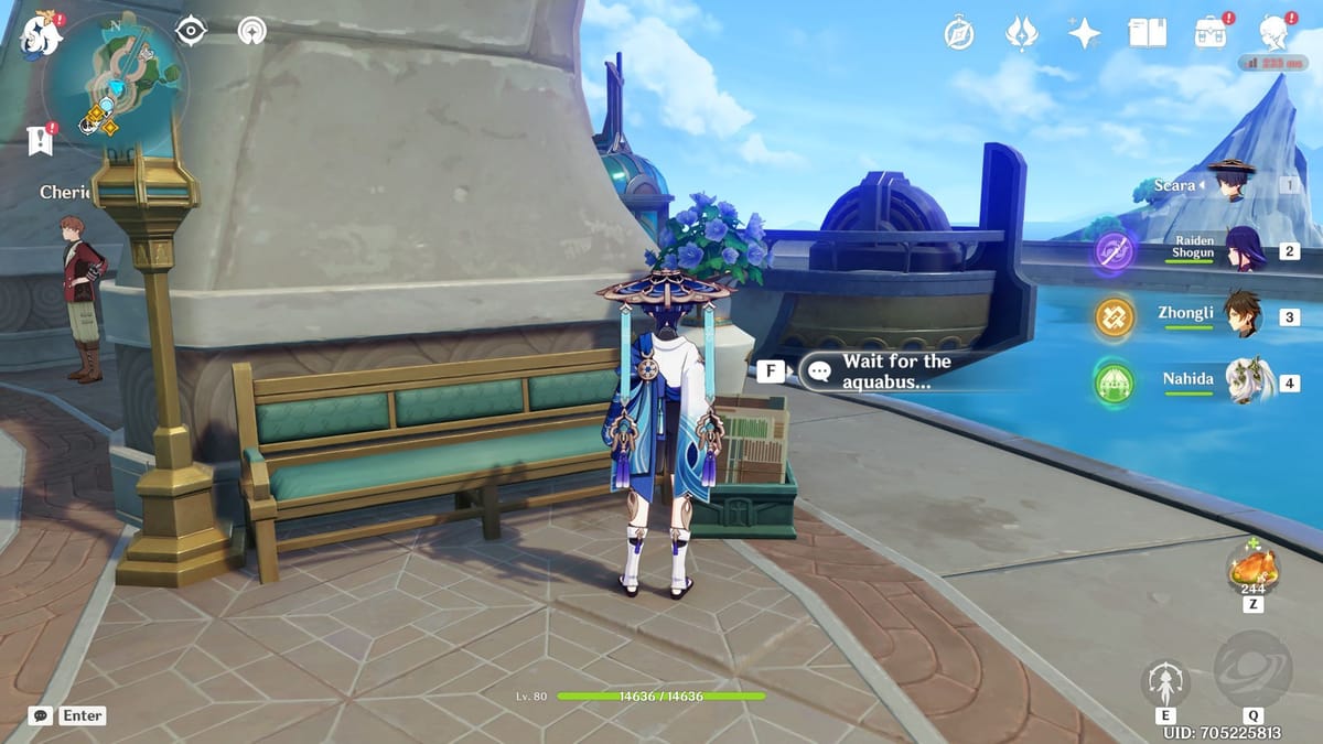 Court of Fontaine Statue of the Seven location in Genshin Impact: Guide ...
