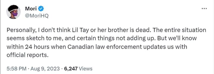 "This is a plot for a horror movie": Lil Tay not dead claim emerges as ...