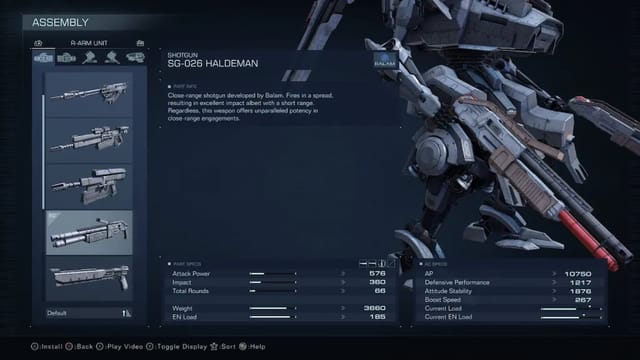 5 best close-range weapons in Armored Core 6