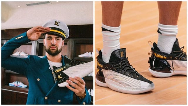 Klay Thompson unveils Anta signature shoe in China: Price, colorway ...