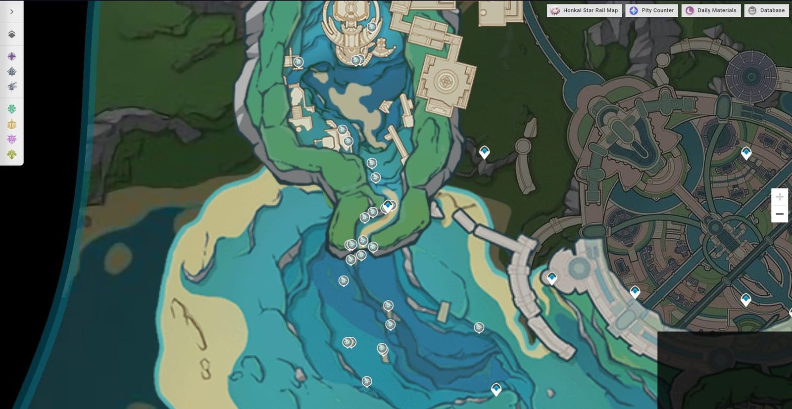 Genshin Impact Beryl Conch locations in Fontaine