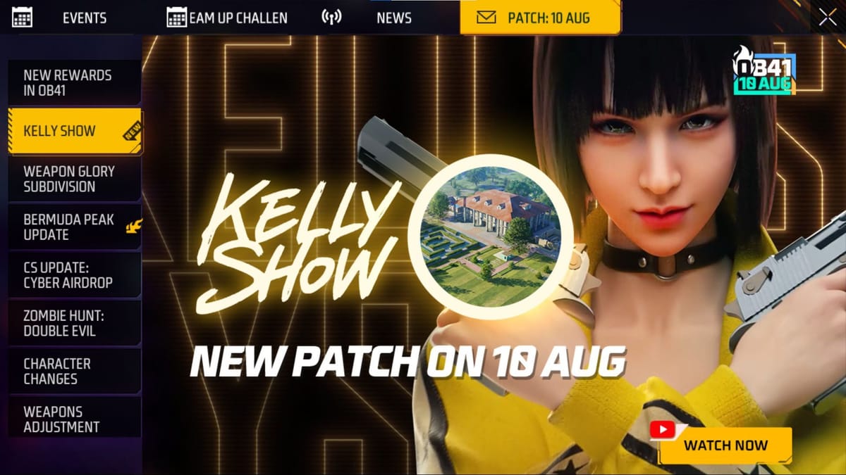 Free Fire MAX OB41 update rewards: Get Skull Punker AWM or Amber ...