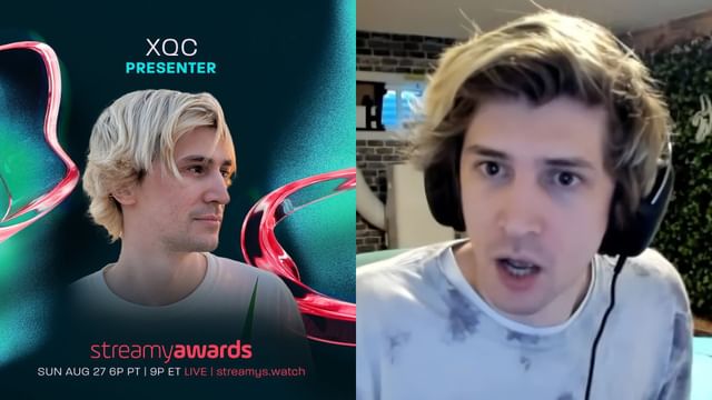 "When is it, on Sunday!": xQc forgot he will be presenting at Streamy ...