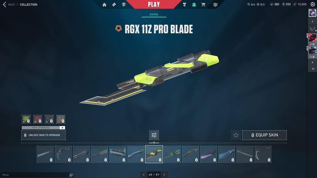 Valorant RGX skins ranked from worst to best