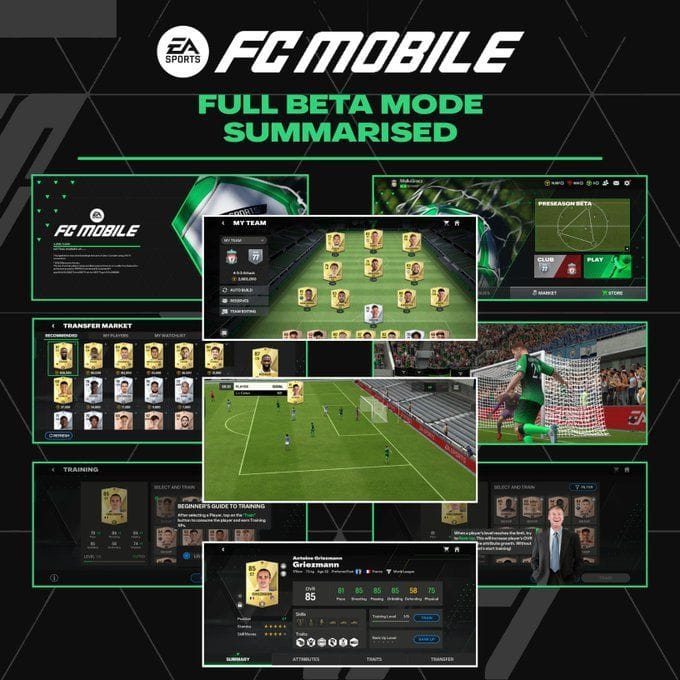All new features in EA FC Mobile Beta