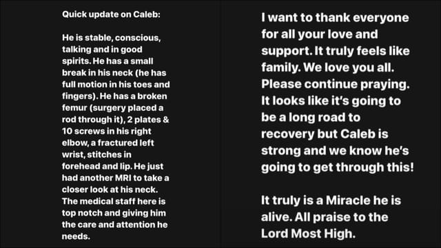 What happened to Caleb Coffee? TikTok star's injuries explored in wake ...